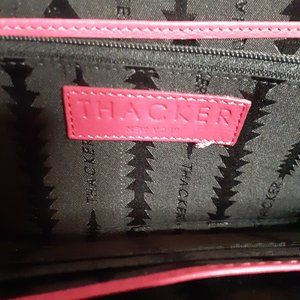 Thacker New York | Bags | Thacker New York Camila Leather Pink Clutch ...